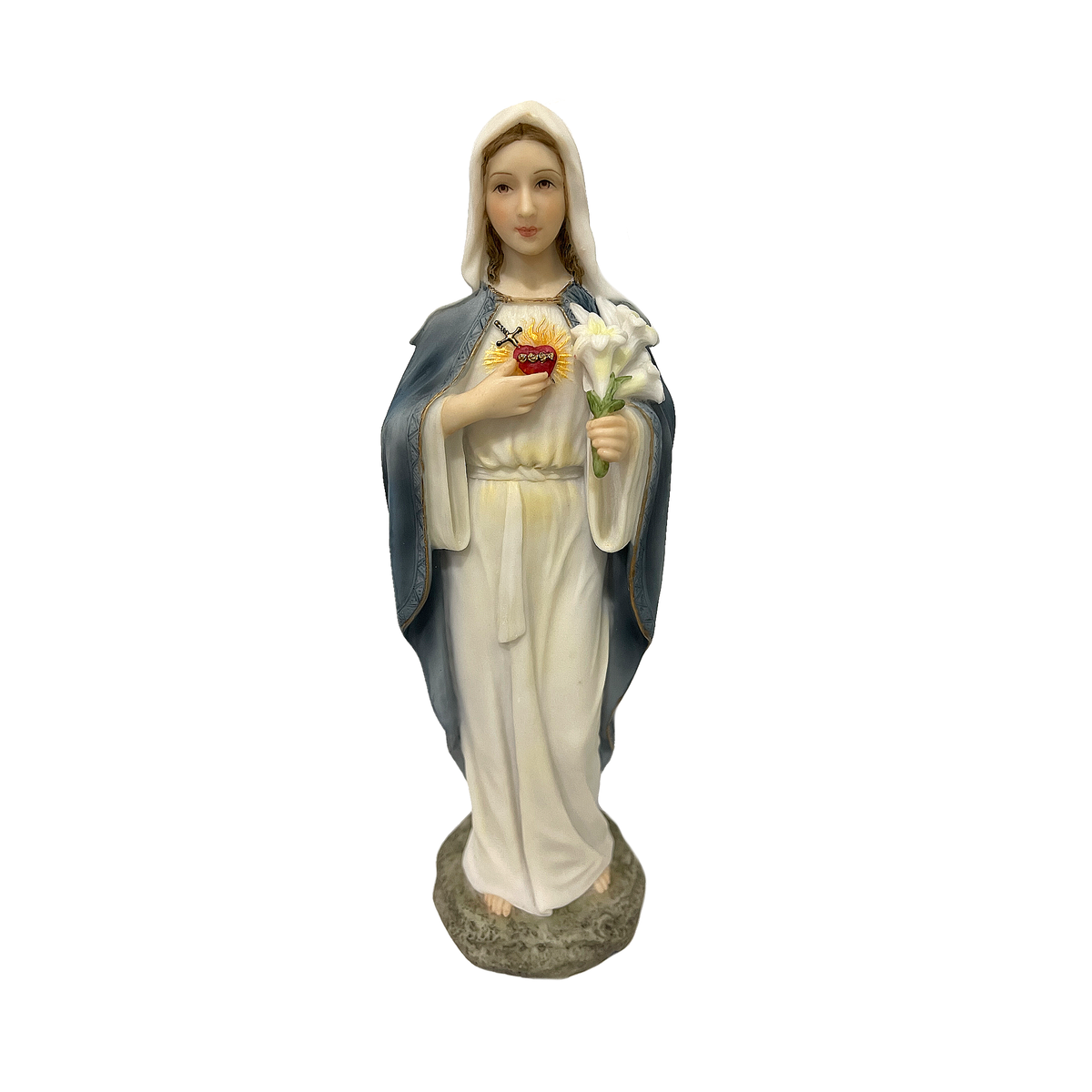 IMMACULATE HEART OF MARY 8" STATUE – Alphonsus Liguori Gift Shop